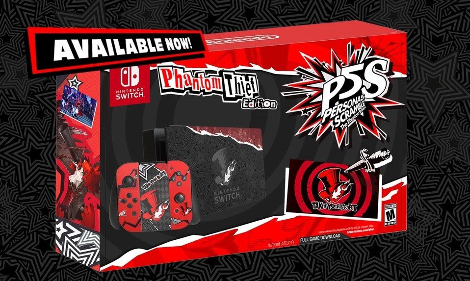 Nintendo Switch in stile Persona 5: ecco come sarebbe!