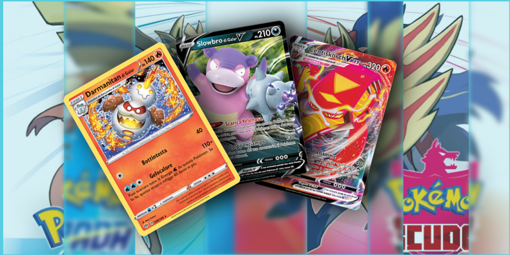 Centiskorch-VMAX e Slowbro di Galar-V arrivano nell’espansione Spada e ...