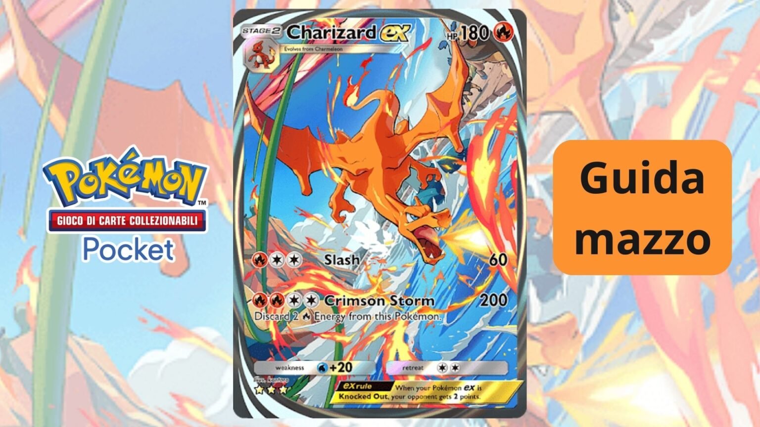 Guida mazzo Pokémon Pocket: Charizard e Moltres Ex