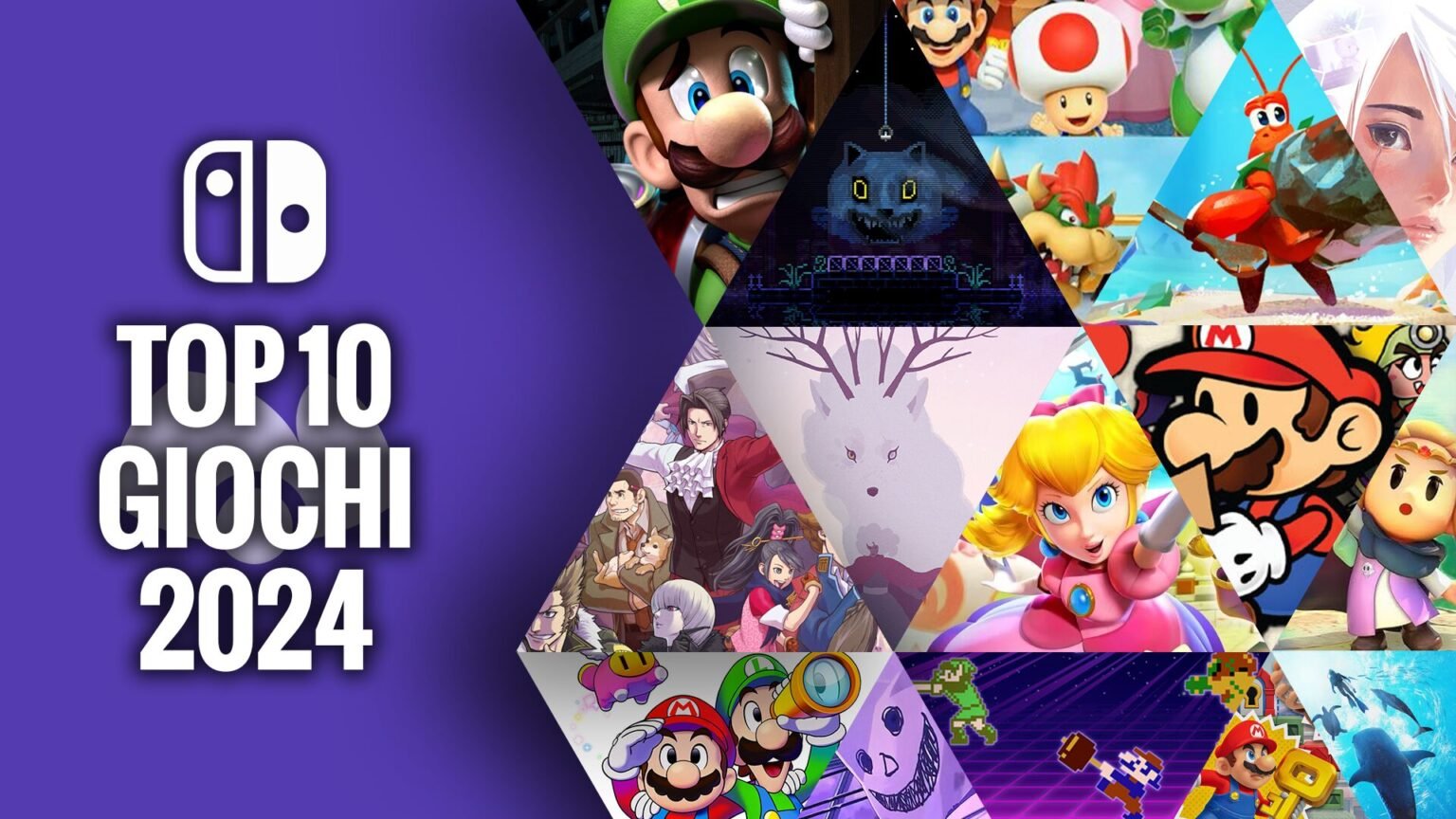 TOP 10 giochi Nintendo Switch del 2024